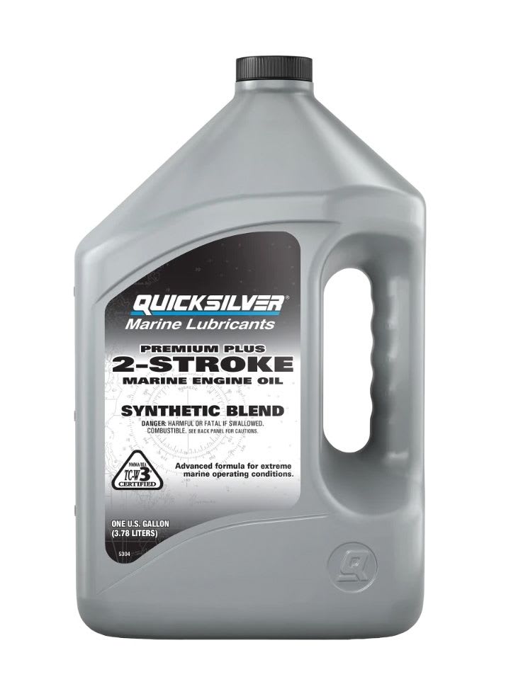 Quicksilver 2-takts olje Premium plus utenbords 4 liter Maritim Båtutstyr