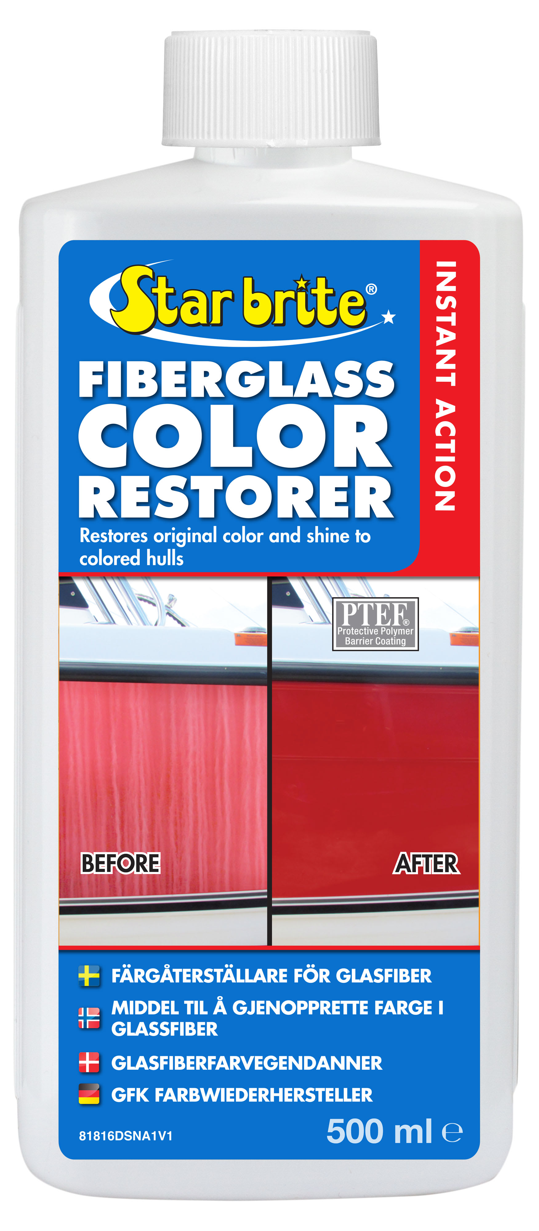 Star brite Fiberglass Color Restorer With PTEF Norway Marine Supply