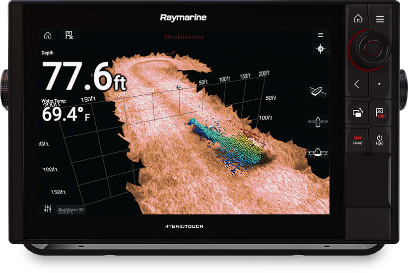 Raymarine Axiom 12 Pro RVX m/Lighthouse kart Maritim Båtutstyr