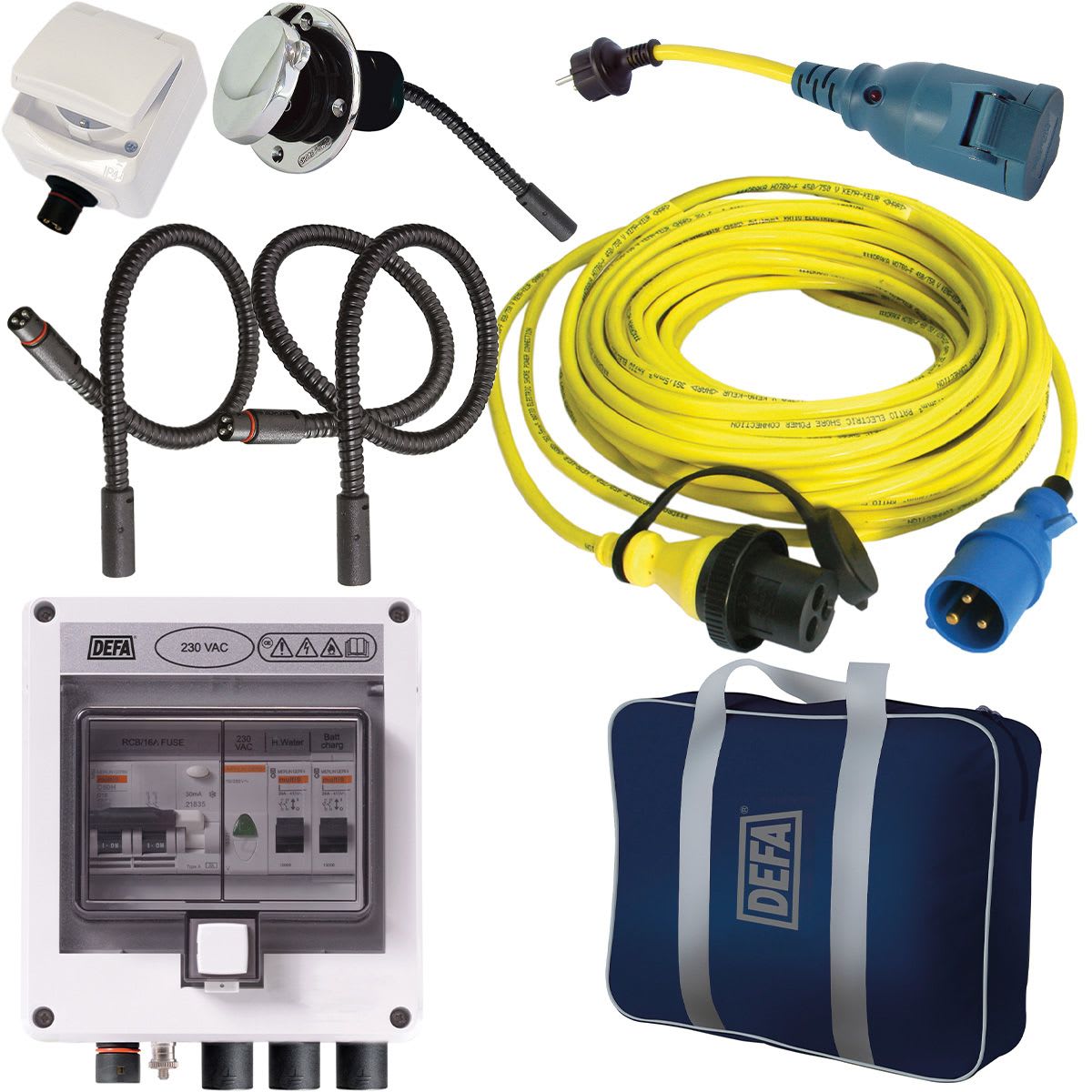 Defa landstrømpakke 2 Norway Marine Supply