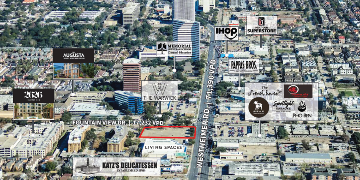 NWC Fountain View Dr and Westheimer Rd - Land For Lease | JLL