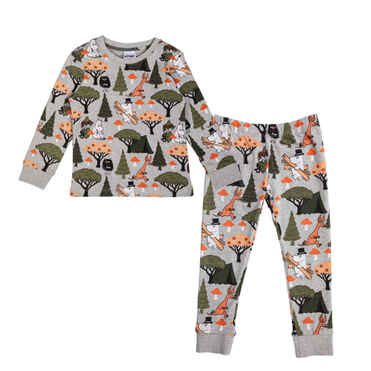 Moomin Mushrooms Pyjamas Green | Martinex