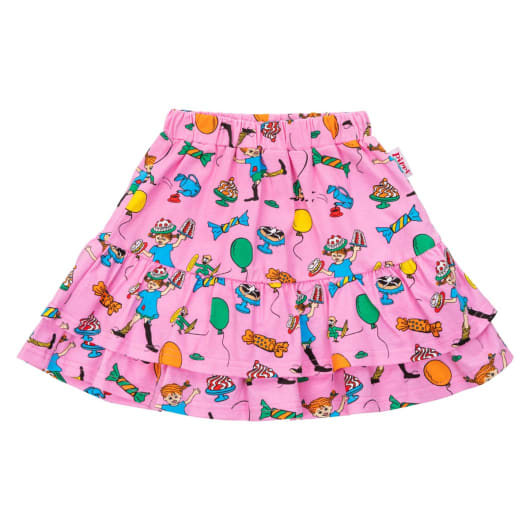 Pippi Longstocking Party Pippi Skirt Pink | Martinex