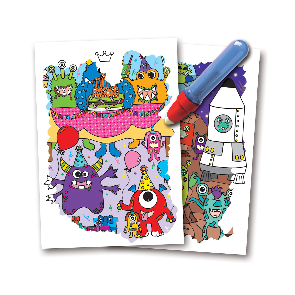 magic monster coloring book