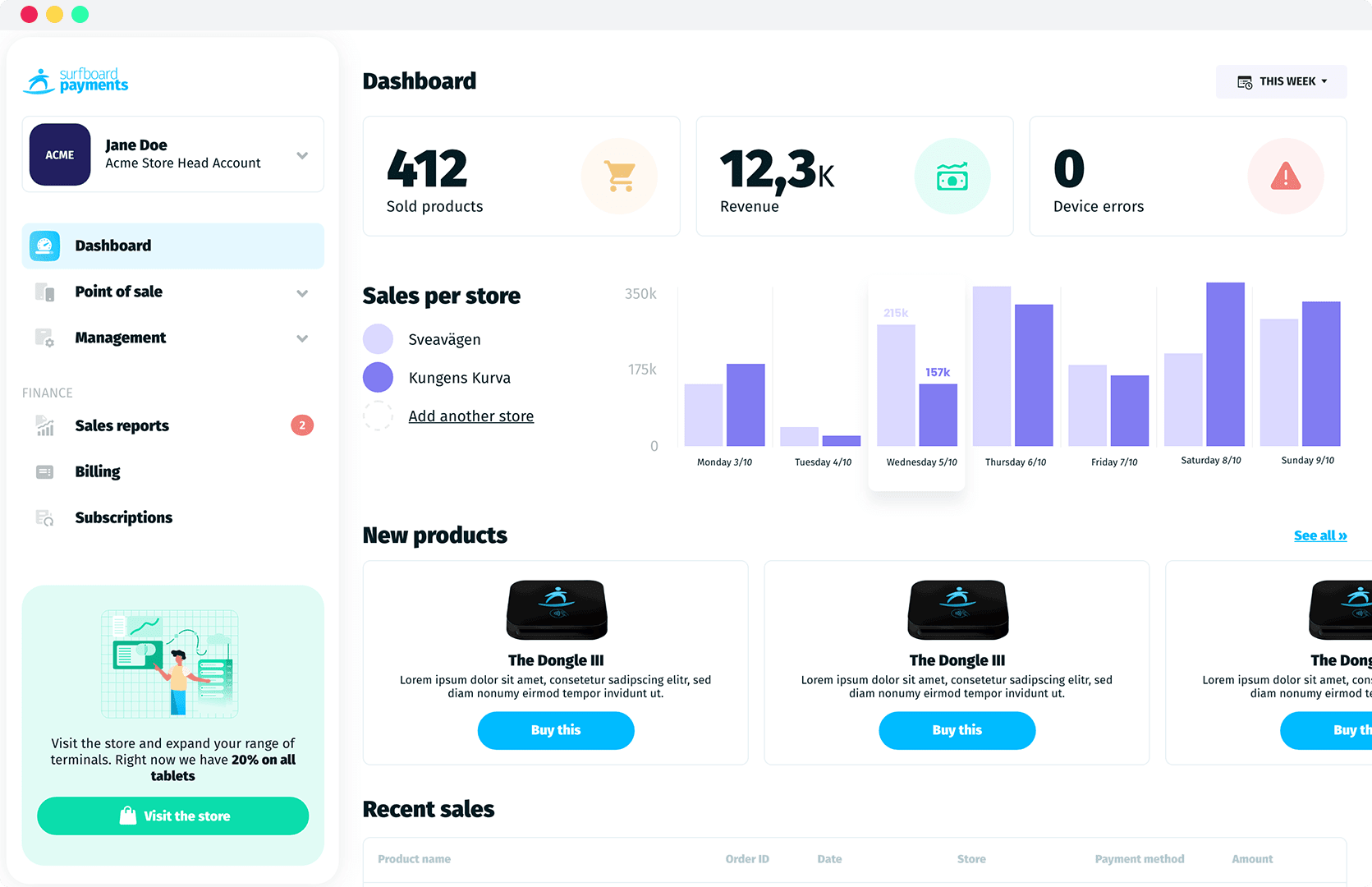 Next generation of in store payments - Surfboard Payments