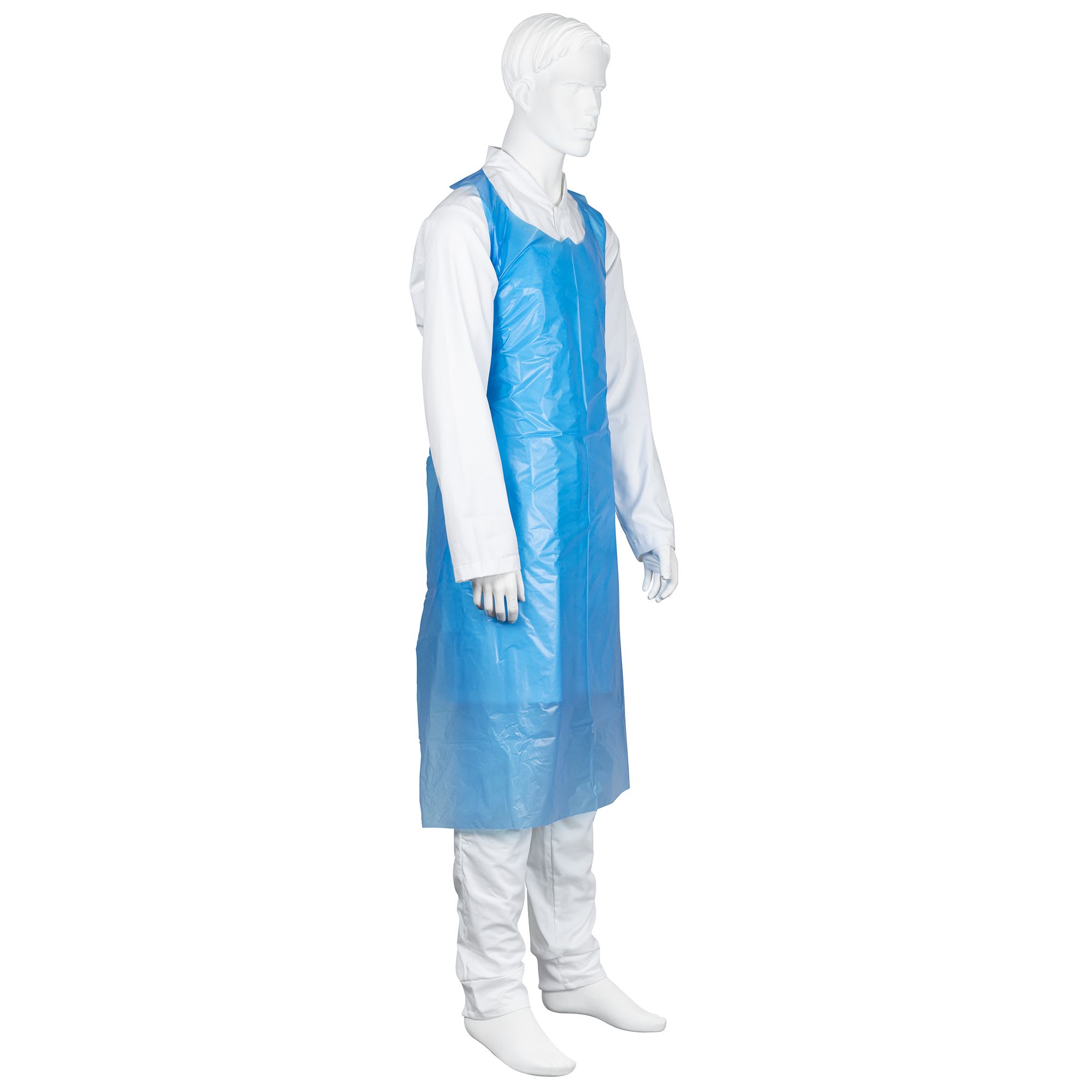 Forkle engangs LDPE 140x85cm 50my blå Maske | Dyktige fagfolk - smarte ...
