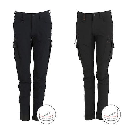 Bukse Service Stretch dame sort strl. 42 Maske | Dyktige fagfolk ...