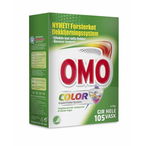 Tøyvask OMO Color pulver 4,5kg