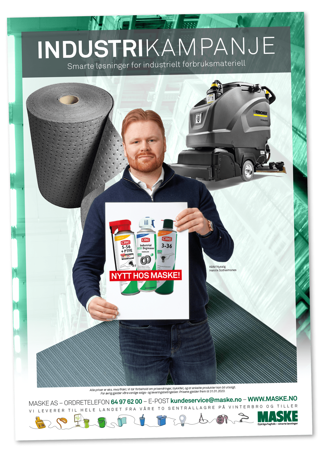 Industrikampanje Maske | Dyktige fagfolk - smarte løsninger