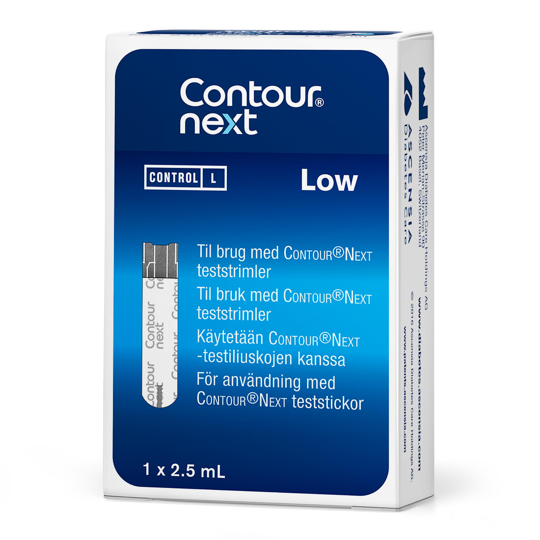 CONTOUR® NEXT lav kontroll, 2,5 ml. Maske | Dyktige fagfolk - smarte ...