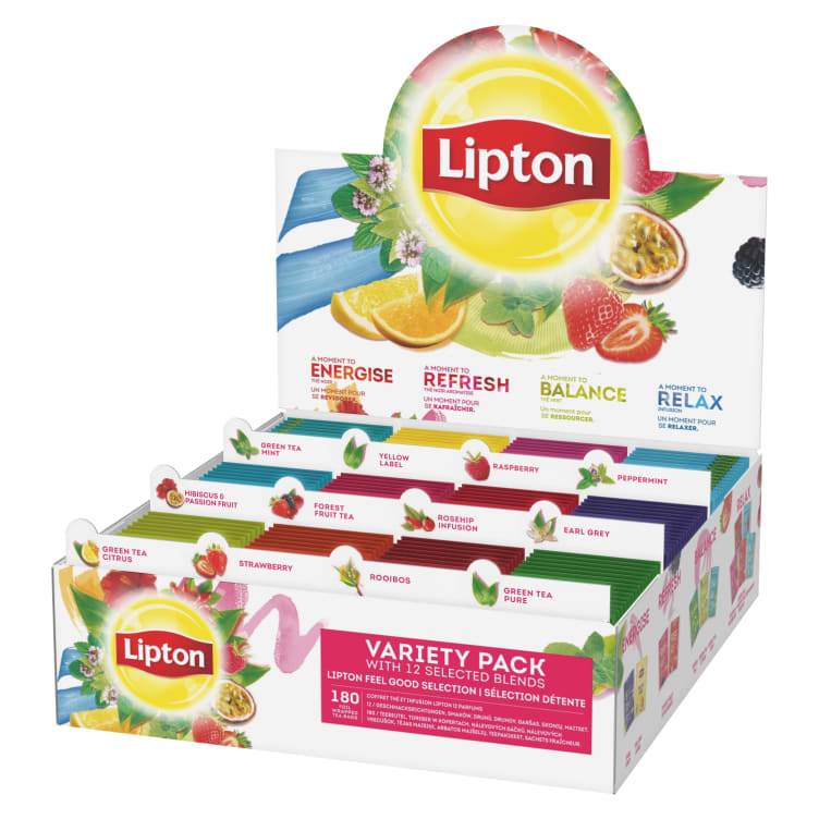 Te Lipton display 12 varianter 180stk Maske | Dyktige fagfolk - smarte ...
