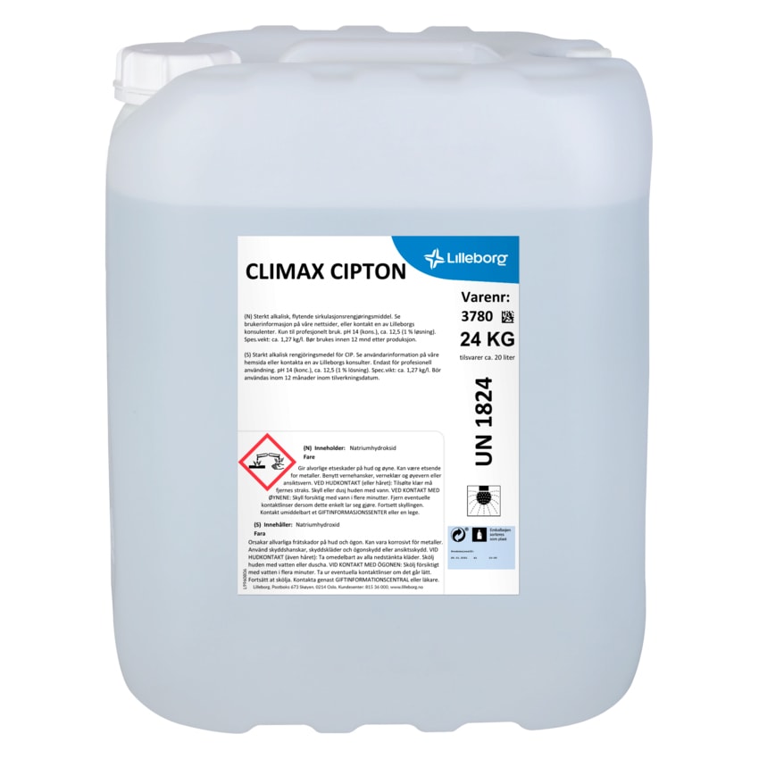 Rengjøring Climax Cipton 24kg Maske | Dyktige fagfolk - smarte løsninger