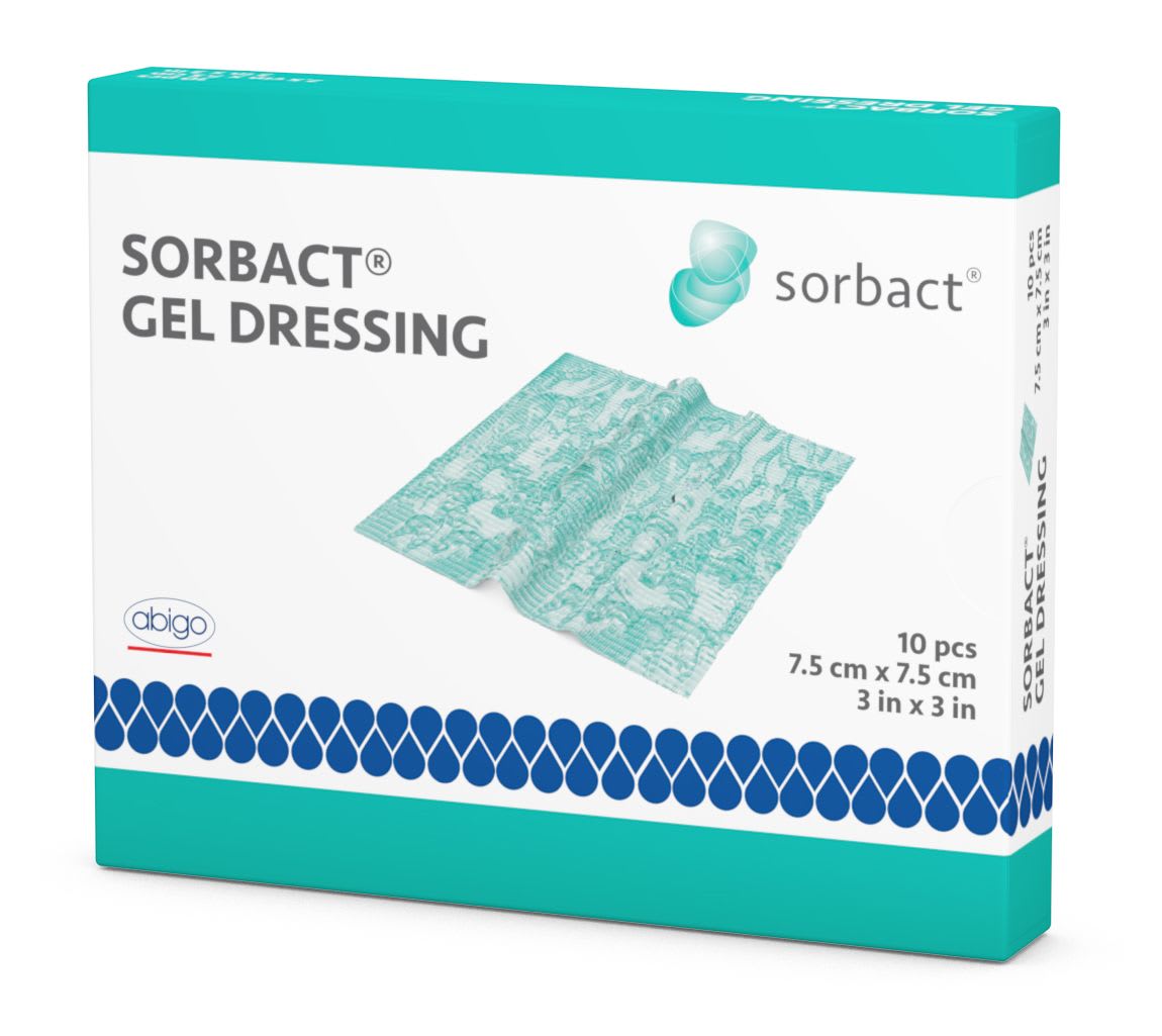 Bandasje Sorbact®Gel Dressing 7,5x7,5cm Maske | Dyktige fagfolk ...