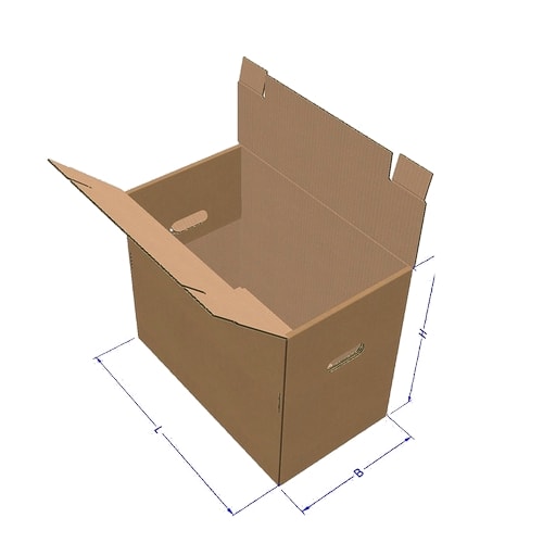 Flyttekasse liten 37,4x28,4x37,9cm