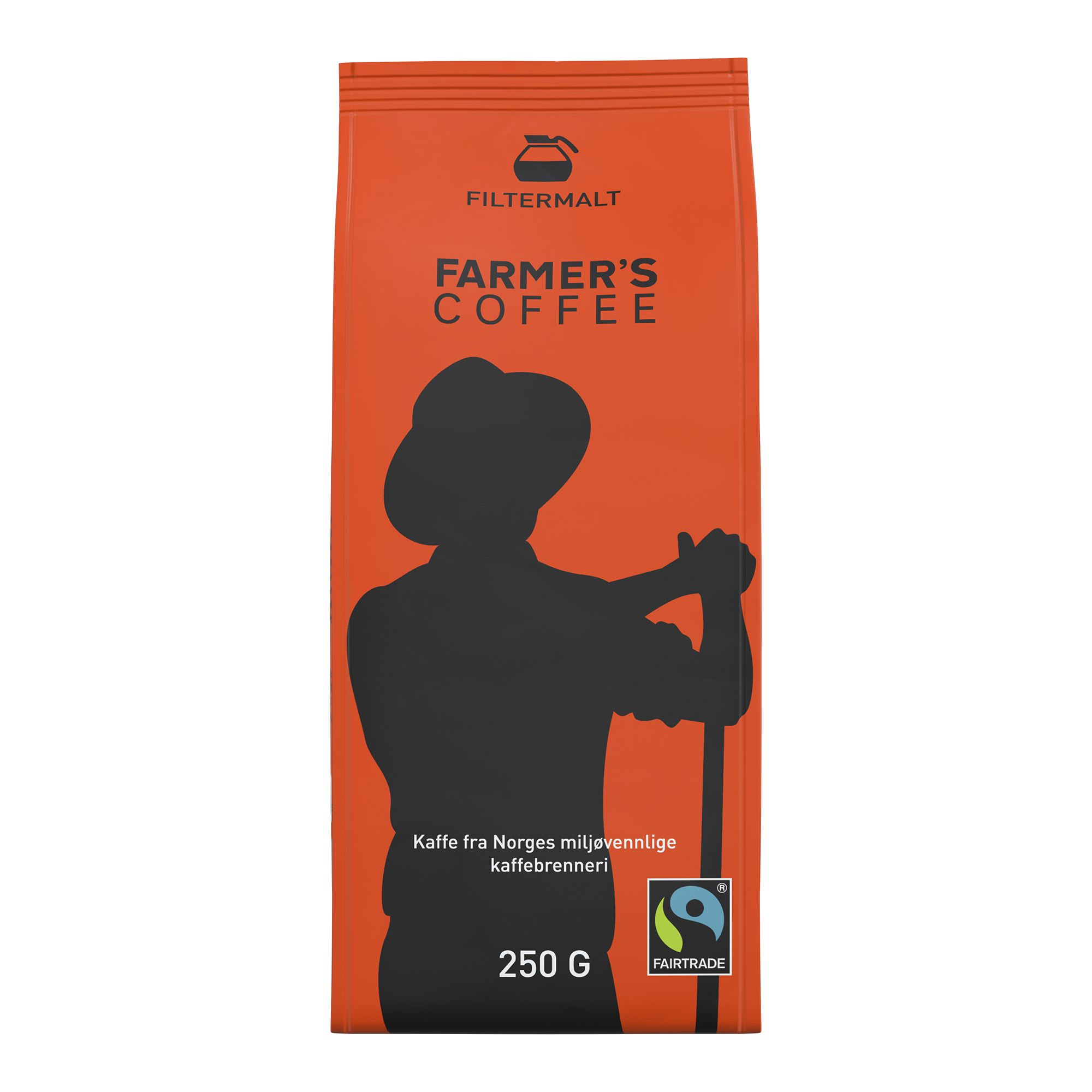 Kaffe Farmers Fairtrade filtermalt 250g Maske | Dyktige fagfolk ...