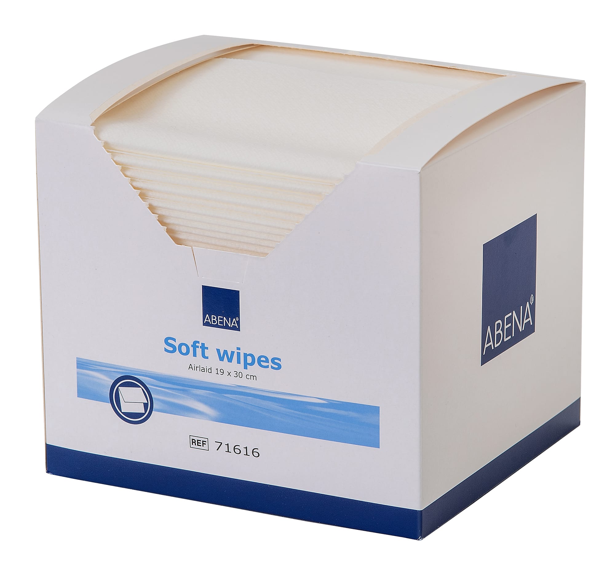 Vaskeklut Airlaid ½ C-fold 30x19cm hvit Maske | Dyktige fagfolk ...