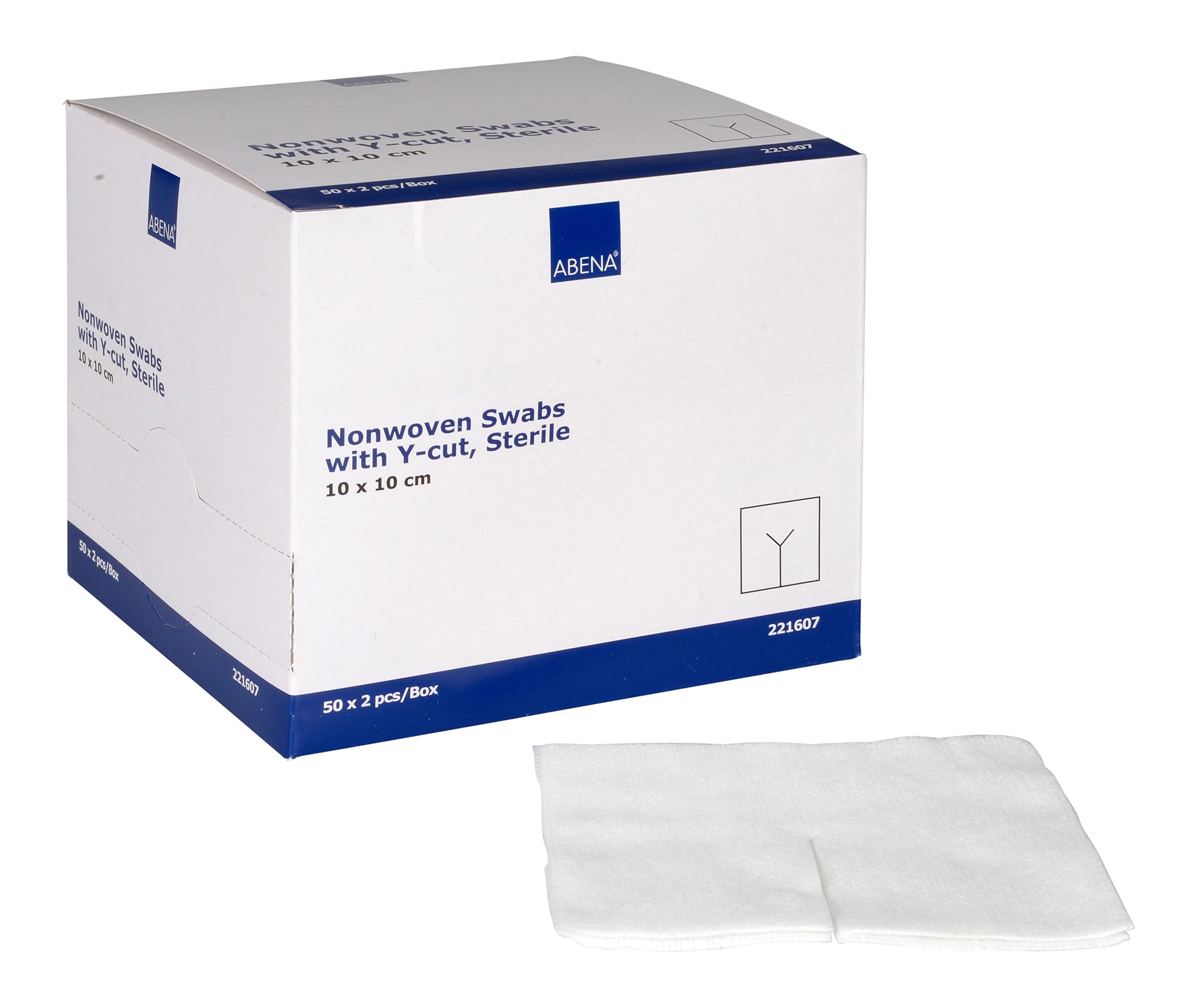 kompress m/Y-splitt 10x10cm hvit steril Maske | Dyktige fagfolk ...