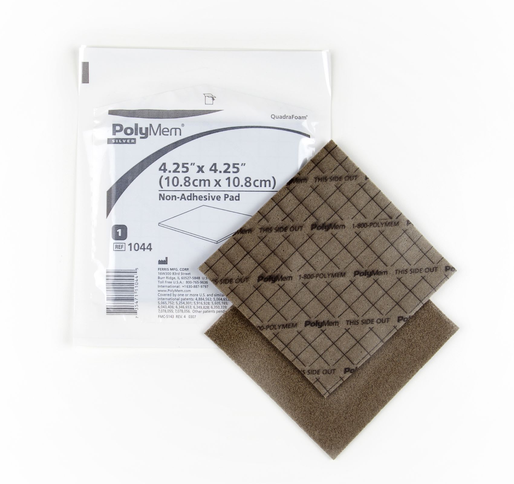 Bandasje PolyMem Sølv 10,8x10,8cm Maske | Dyktige fagfolk - smarte ...