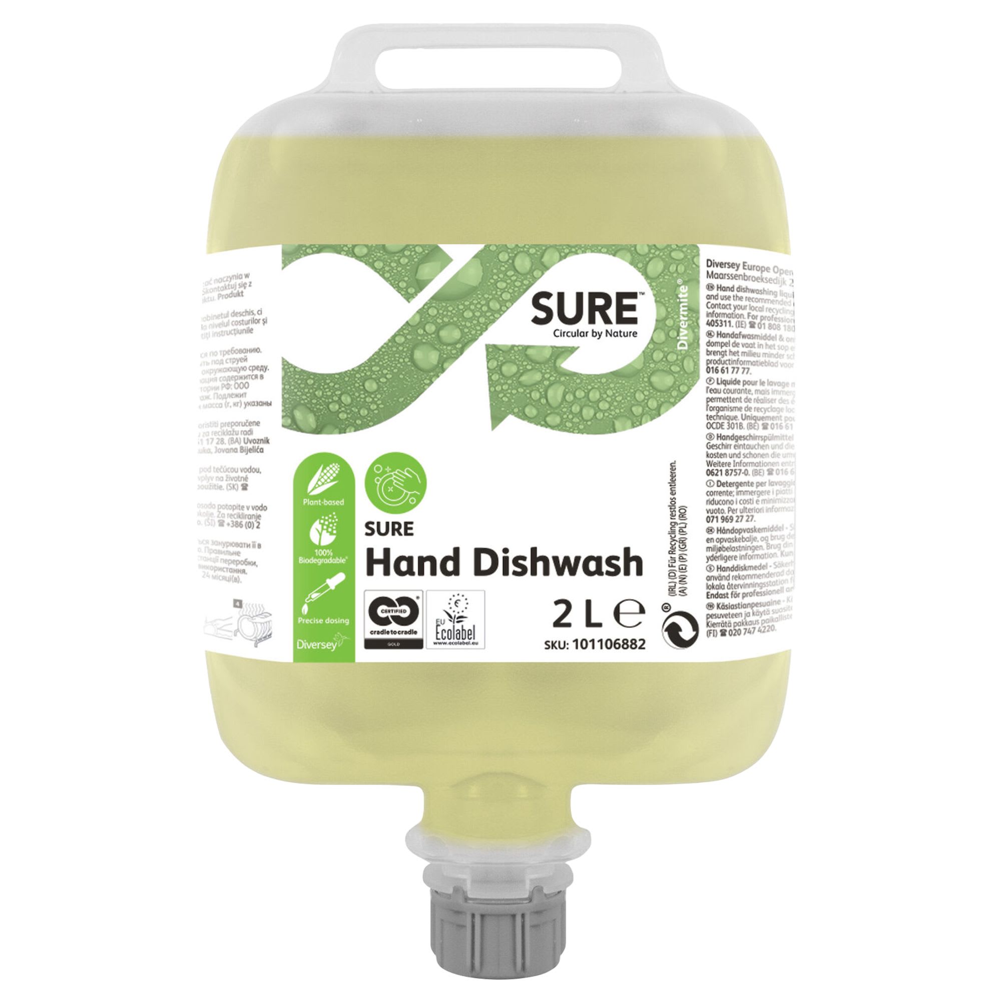 Oppvask hånd SURE Hand Dishwash 2l Maske | Dyktige fagfolk - smarte ...