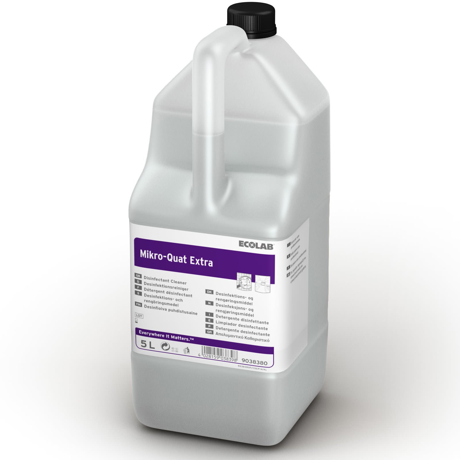 Rengj./desinfeksjon Mikro-Quat Extra 5l Maske | Dyktige fagfolk ...