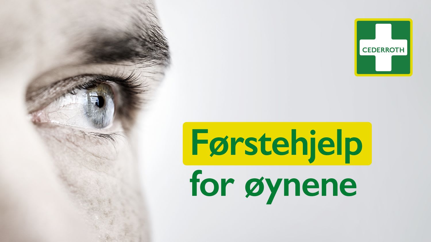Sekunder kan redde synet - rask skylling er avgjørende ved kjemiske ...