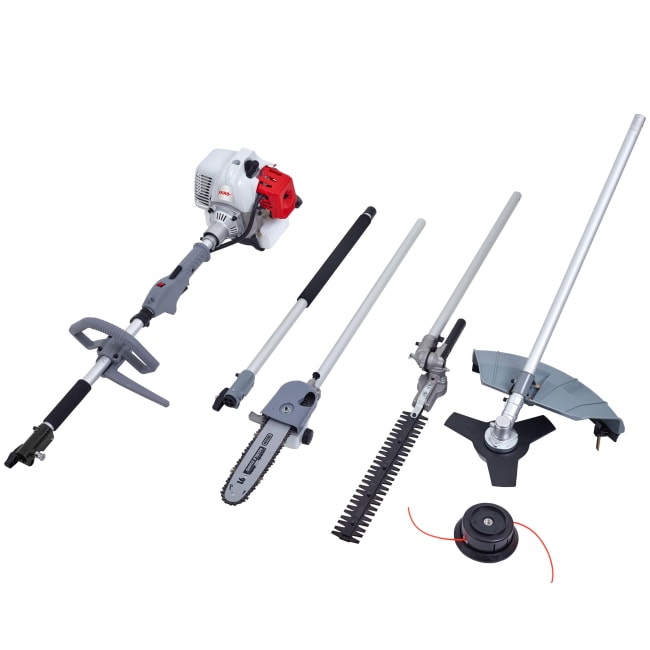 IKRA Bensindrevet Greinsag, Gresstrimmer og Hekksaks