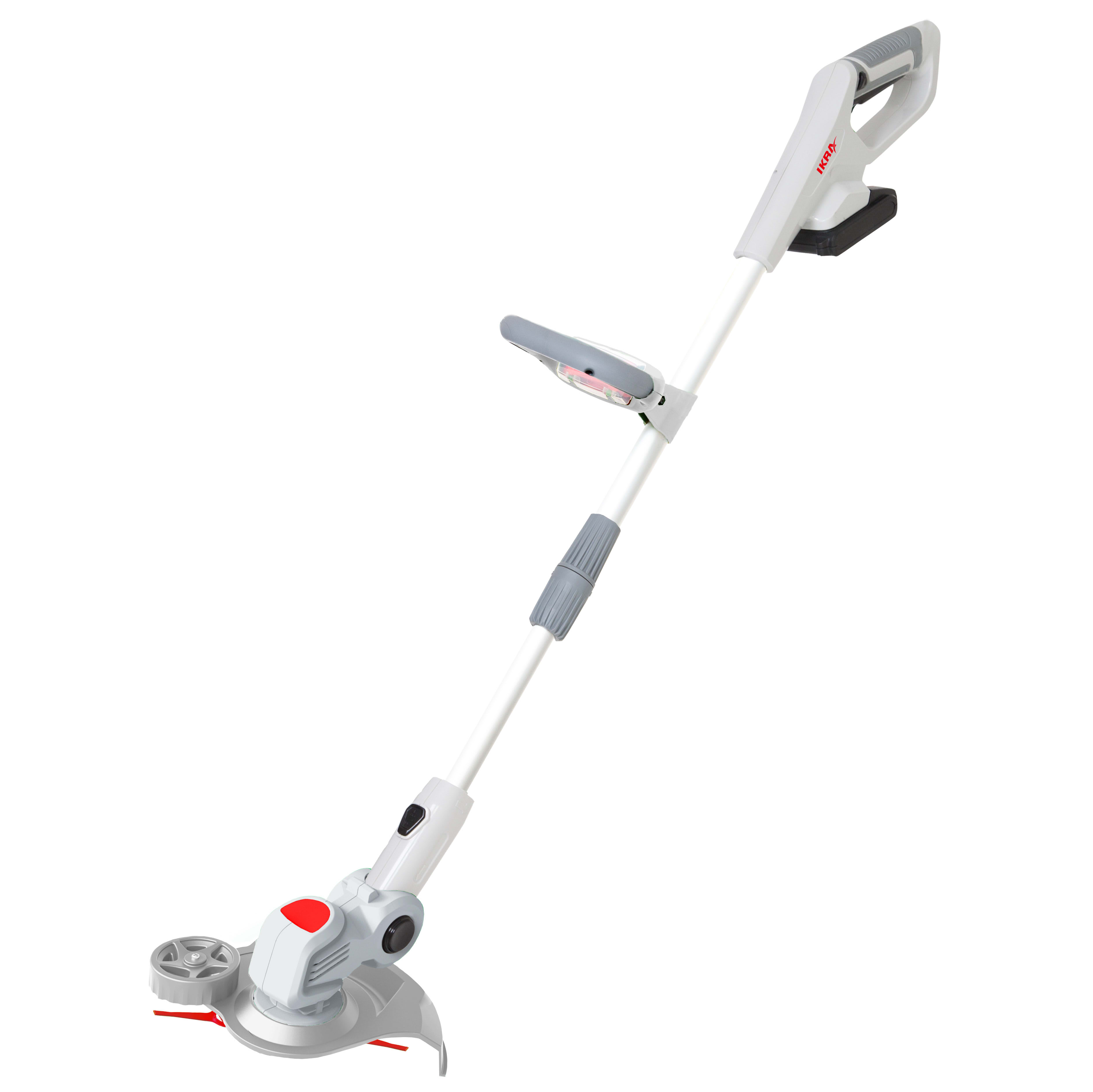 IKRA Gresstrimmer med 20 Volt batteri og nylonkniver