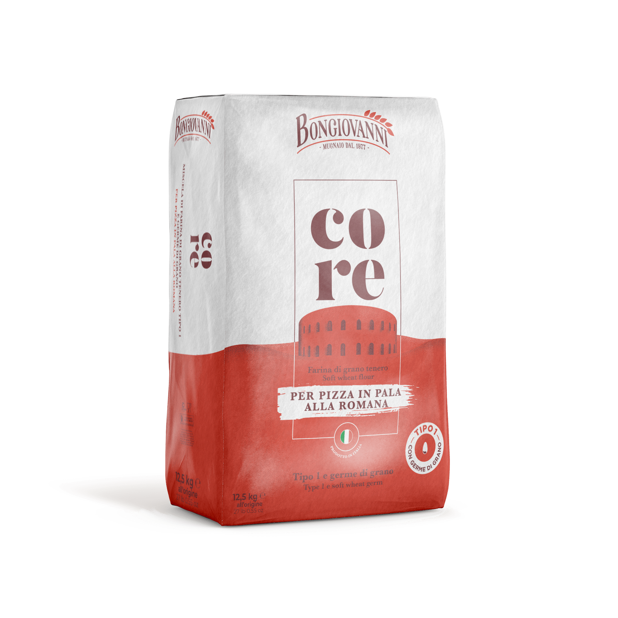 Core Tipo 1 Pizza Flour 25kg Roma Style, Molini Bongiovanni Matcompaniet