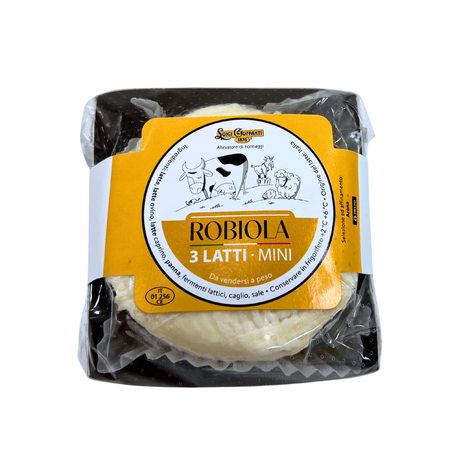 Robiola Langhe (Caprini) 3 latte mini, Guffanti Matcompaniet