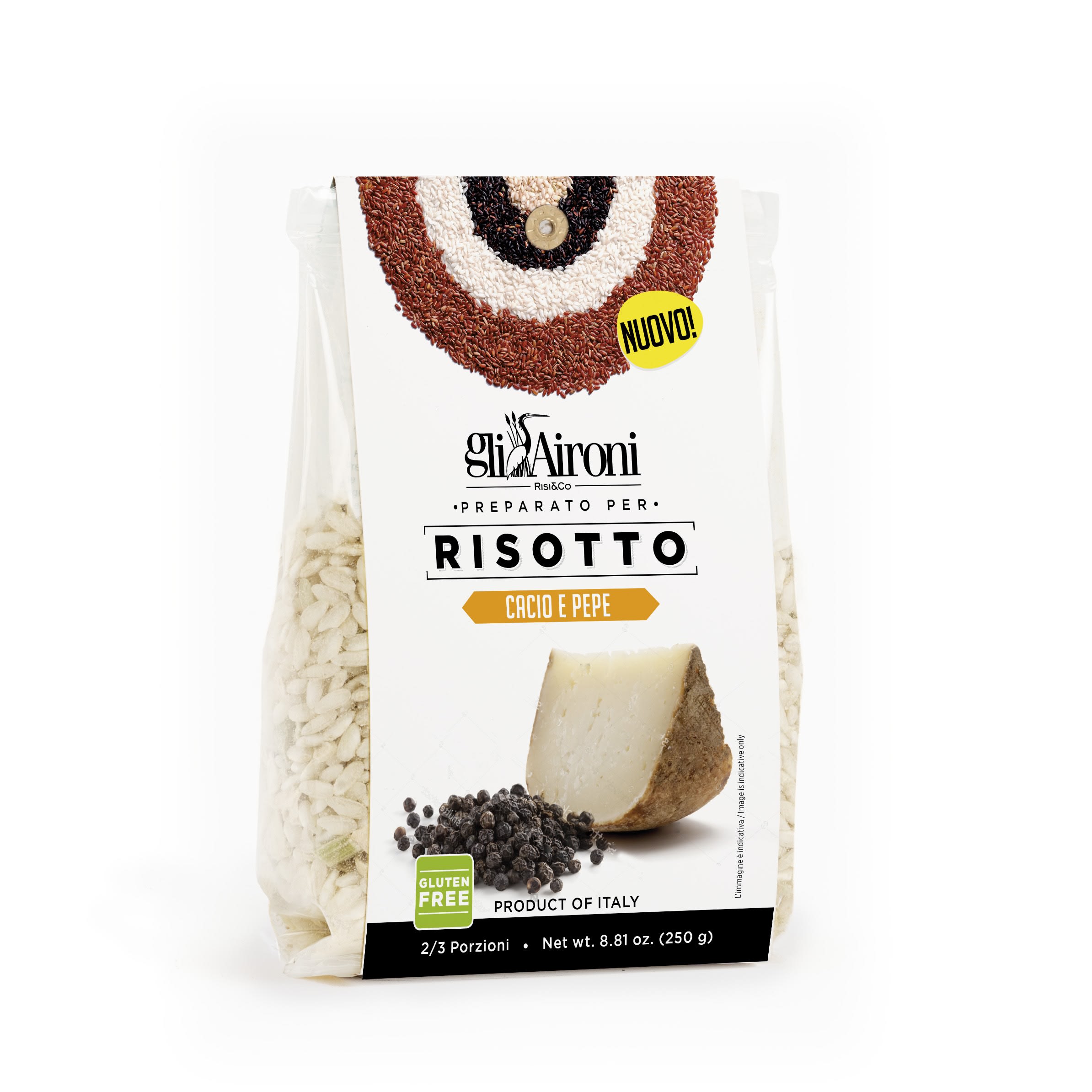 Risotto mix med pecorino og pepper 250g, Gli Aironi Matcompaniet