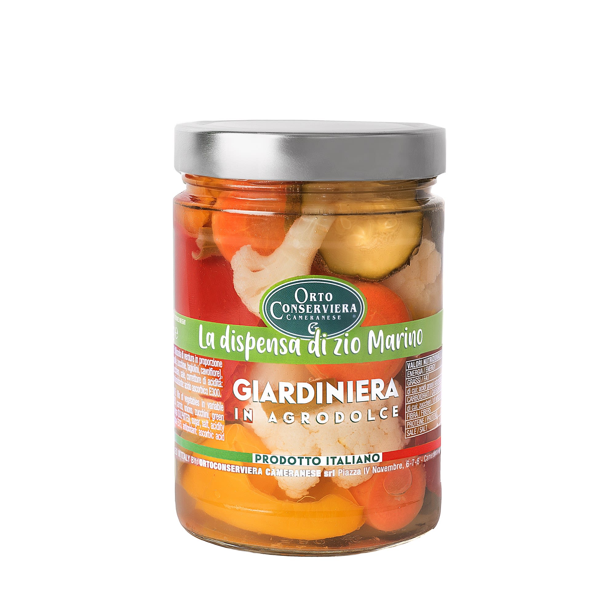 Giardiniera in Agrodolce 580ml grønnsaker i sursøt lake ...