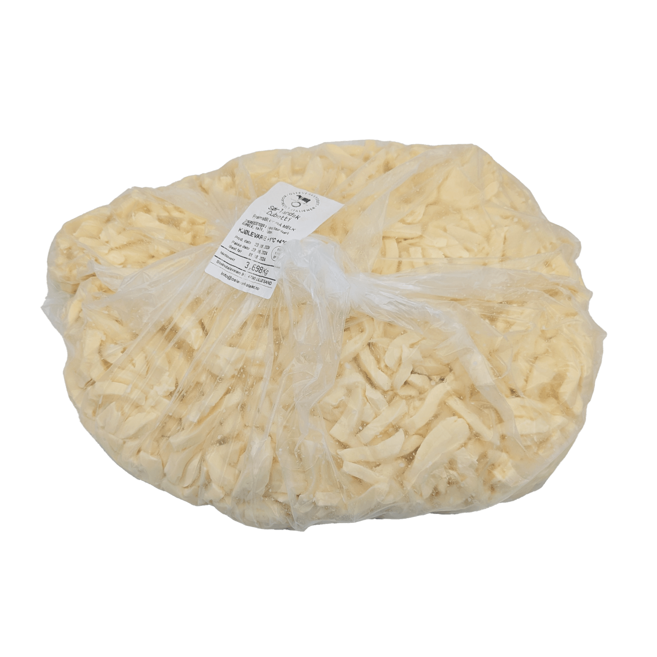 Sørlandsk Mozzarella Cubetti 5kg, Osteverkstedet Matcompaniet