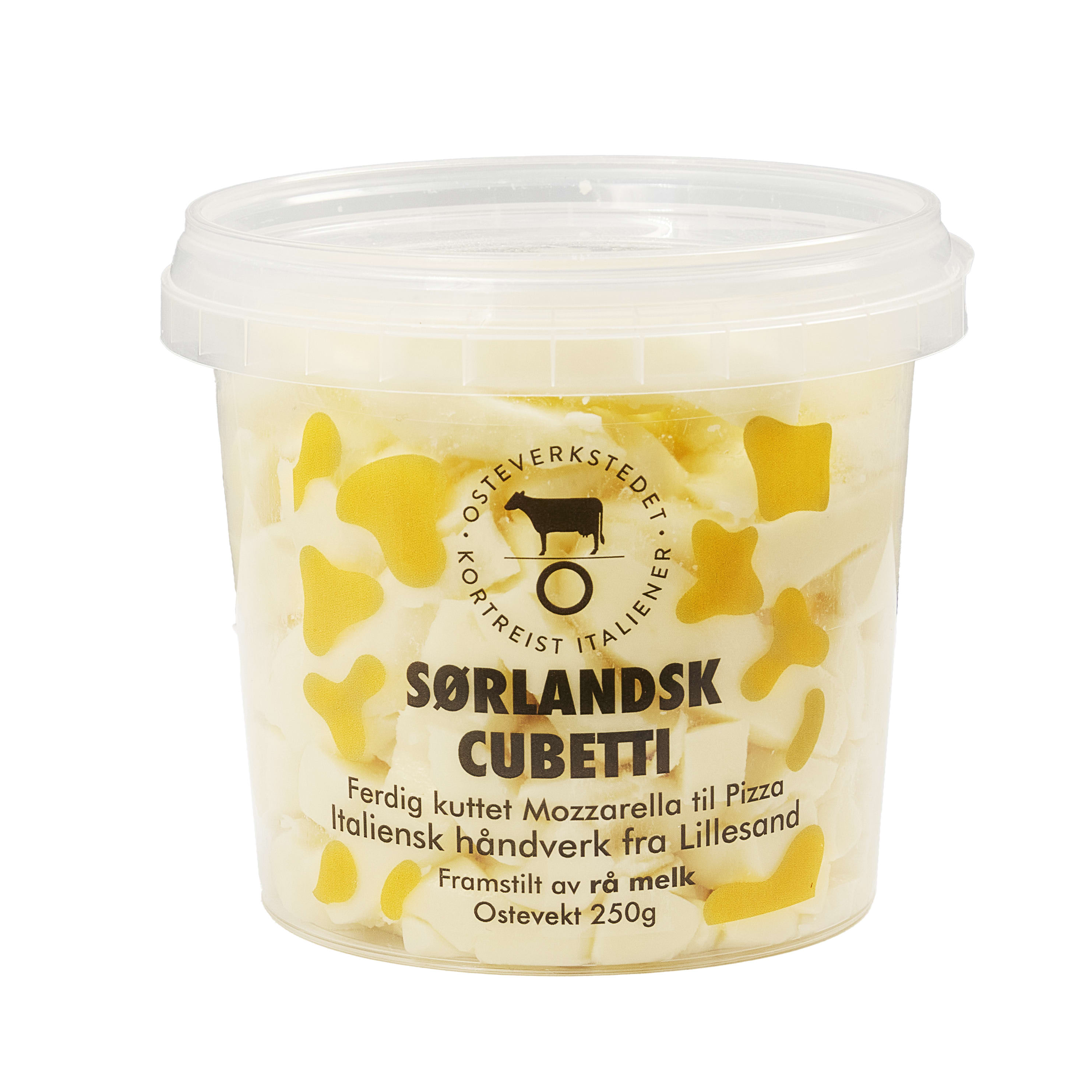 Sørlandsk Mozzarella Cubetti 250g, Osteverkstedet Matcompaniet