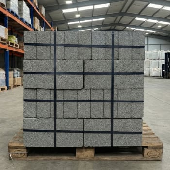 Pack of 72 100mm Solid Dense 7.3N Concrete Block