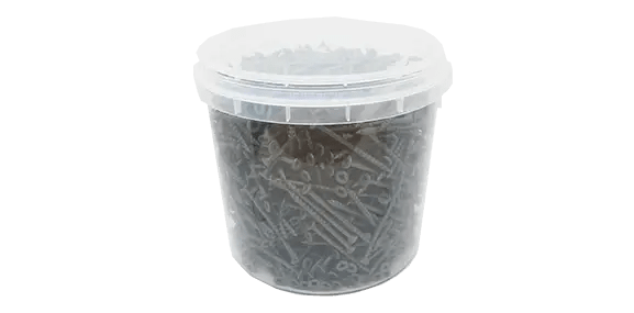 M4.5 x 60 Brown Decking Screw Tub - 500/Tub