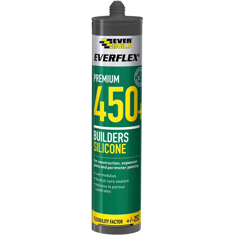 Everbuild 450 Builders Silicone Brown 300ml