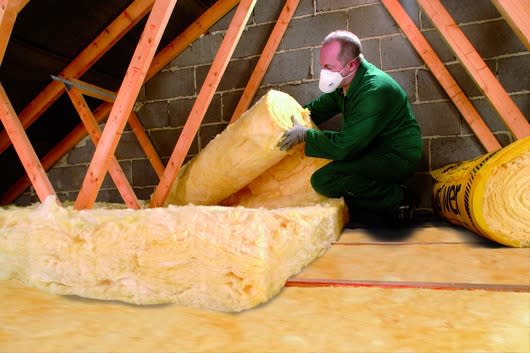 200mm Isover Spacesaver Loft Roll Insulation 44 Ready-Cut