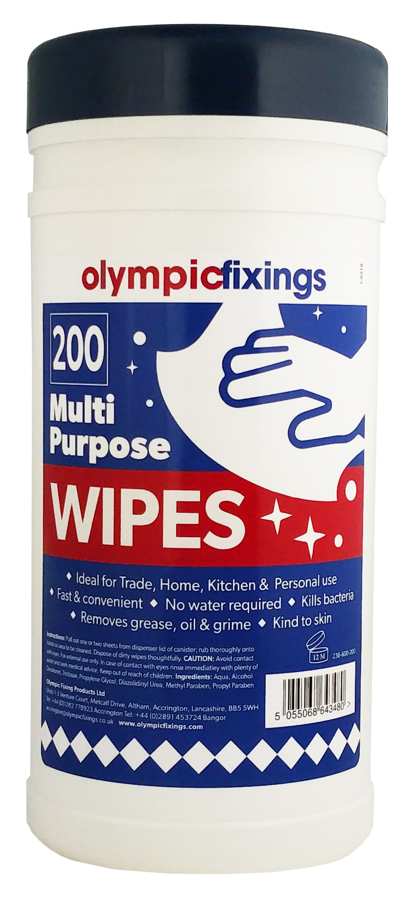 Buy Industrial Multi Purpose Wipes (80/Tub)