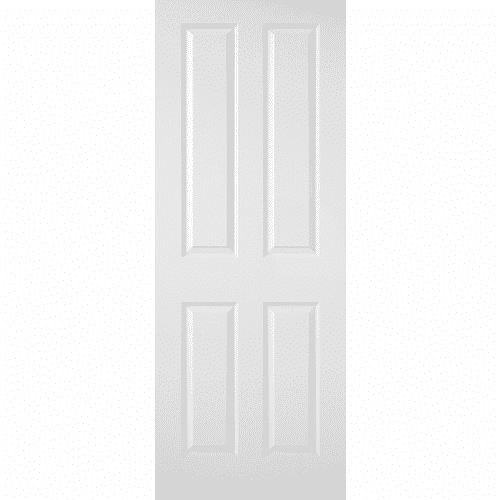 4 Panel Textured Semi Solid Door 610x1981x35mm