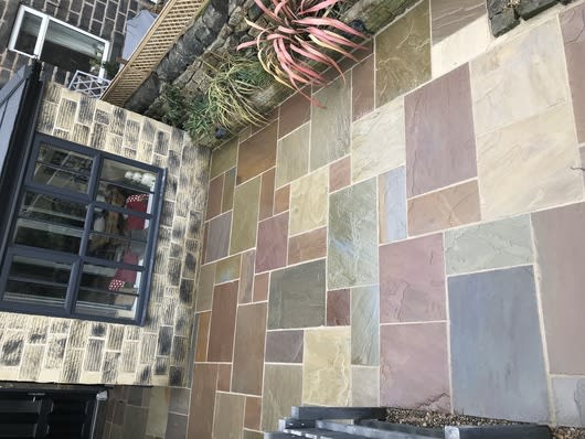 Raj Blend Indian Sandstone Paving Slabs Patio Pack