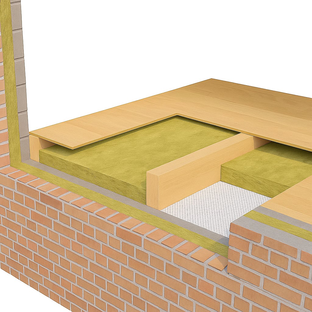 50mm Rockwool RWA45 Acoustic Sound Insulation Slab