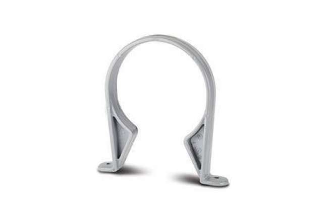 Buy 110mm Soil Pipe Saddle Clip Grey
