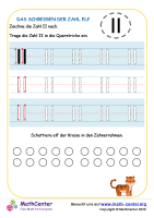 Zahlen 11-20 Arbeitsblätter | Mathematik-Aktivitäten