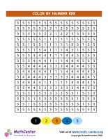 Color by Number Pre-Kindergarten | Math activities