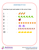 Counting Numbers 0-10 Kindergarten Worksheets | Math activities
