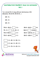 Two-digit Mental Division Fourth Grade | Math activities