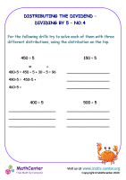 Fourth Grade Worksheets: Mental Division | Math Center
