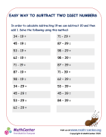 Two-digit Subtraction Drills Second Grade Worksheets | Math activities