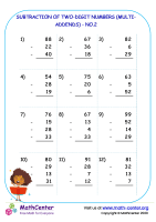 Two-digit Subtraction With Regrouping First Grade Interactive | Math ...