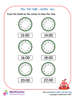 Tell The Time Second Grade Worksheets | Math activities
